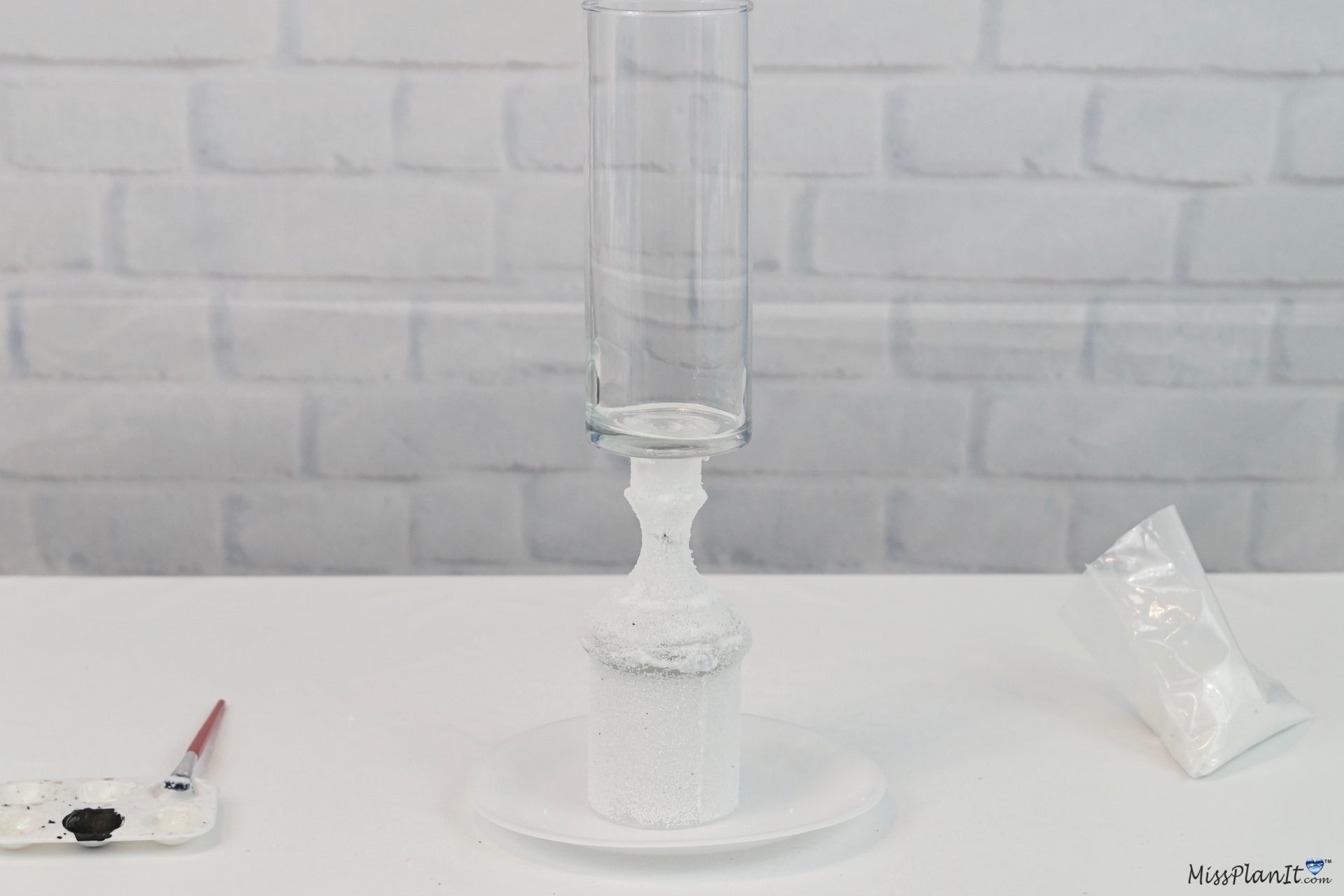 DIY Tall Dolphin Beach Wedding Centerpiece with $3 Dollar Tree Vase