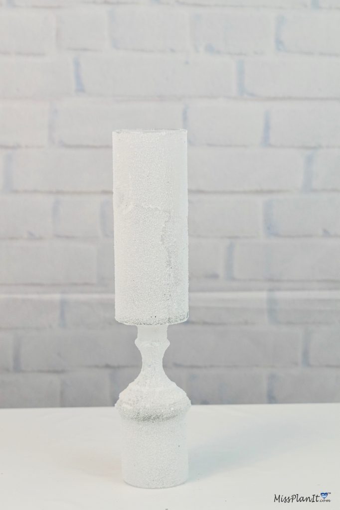 DIY Tall Dolphin Beach Wedding Centerpiece with $3 Dollar Tree Vase